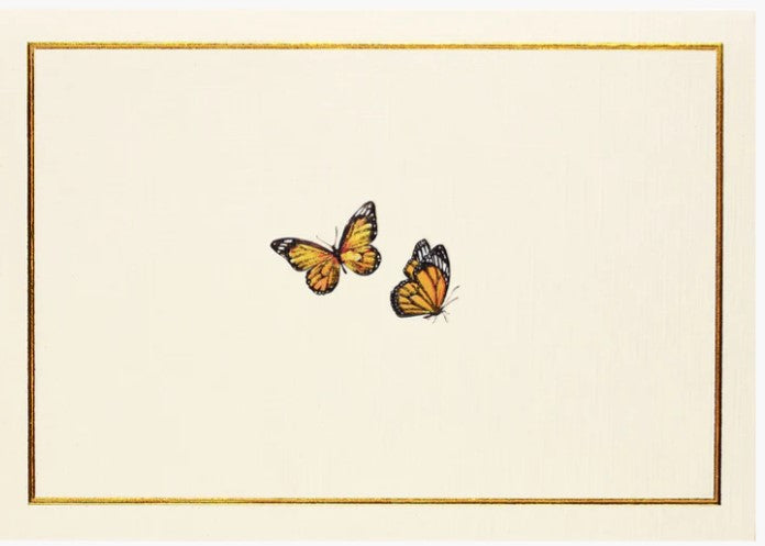 Monarch Butterflies Note Cards | Elegant Gold Foil Stationery – The ...